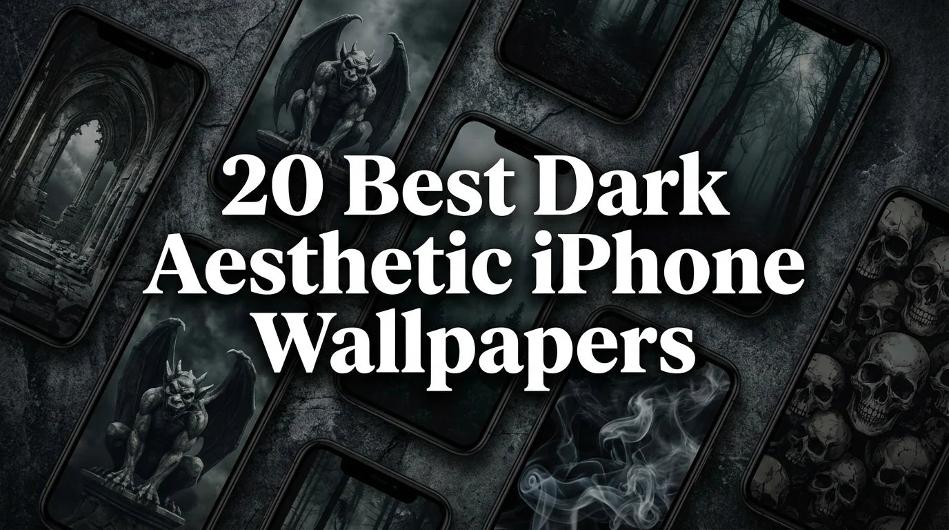 20 Best Dark Aesthetic iPhone Wallpapers [Free Download] – PlushThis ...