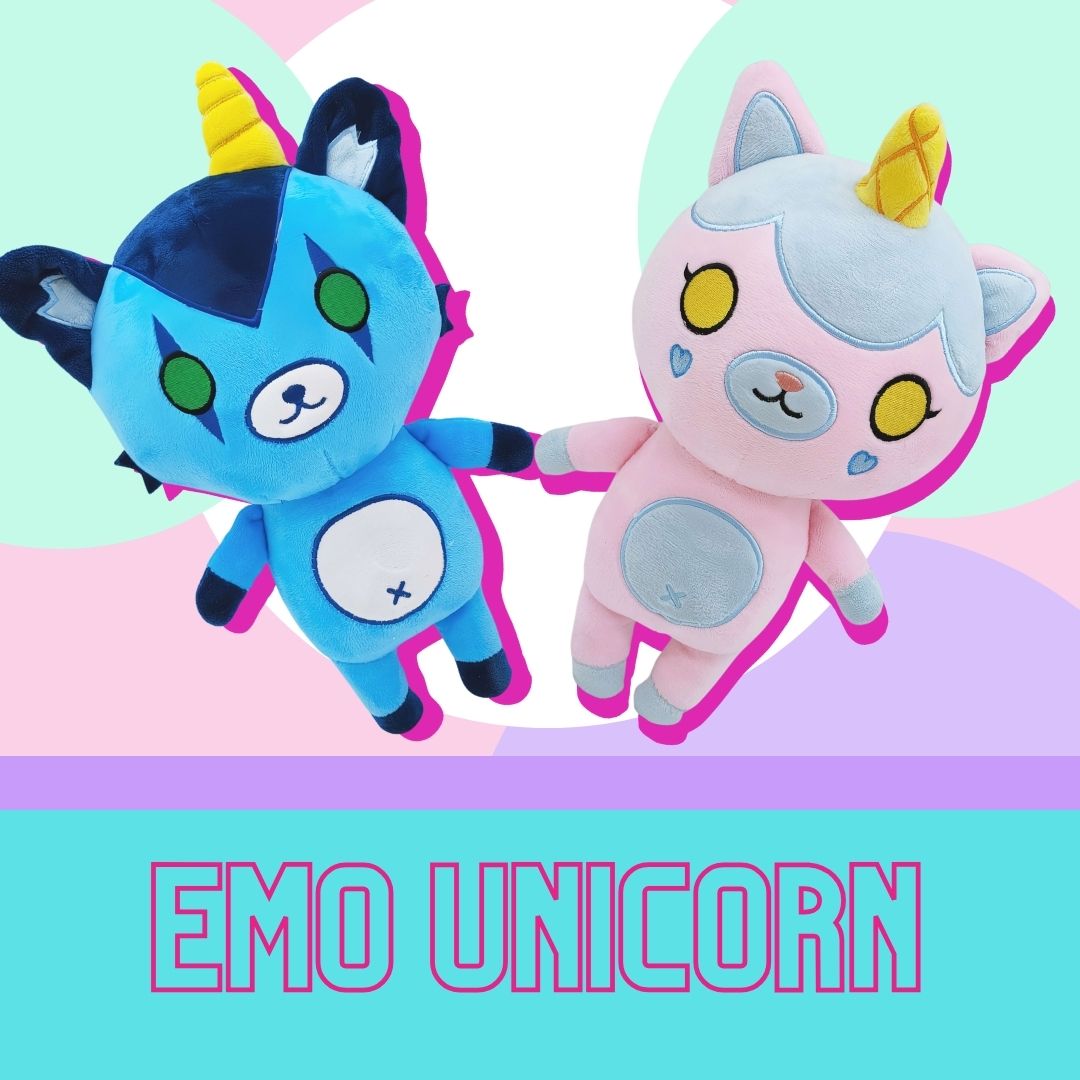 Emo Unicorn Plushies | Emotional, Magical & Expressive Fantasy Gifts – PlushThis| Plushies ...