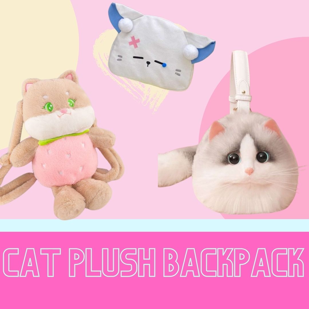 Cat Plush Backpack – PlushThis| Plushies & Stuffed Animals