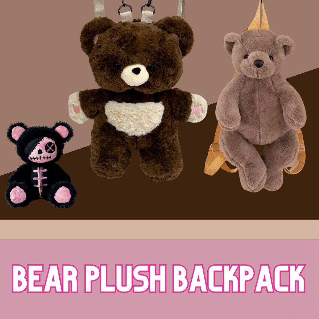 Bear Plush Backpack – PlushThis| Plushies & Stuffed Animals