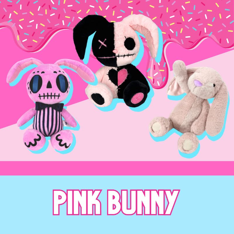 Pink Bunny Plush – PlushThis| Plushies & Stuffed Animals