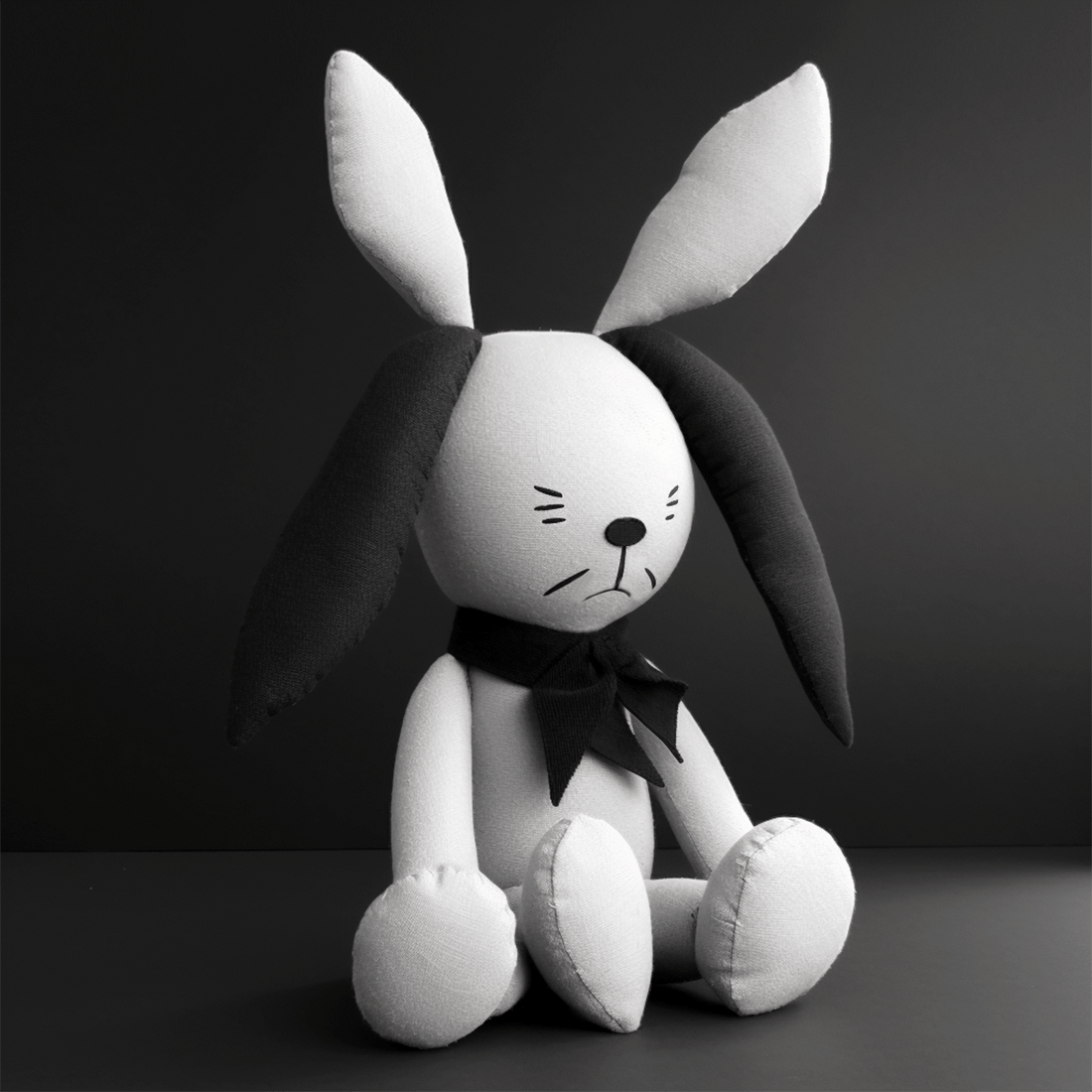 Angry Emo Bunny Stuffed Animal - PlushThis| Plushies & Stuffed Animals