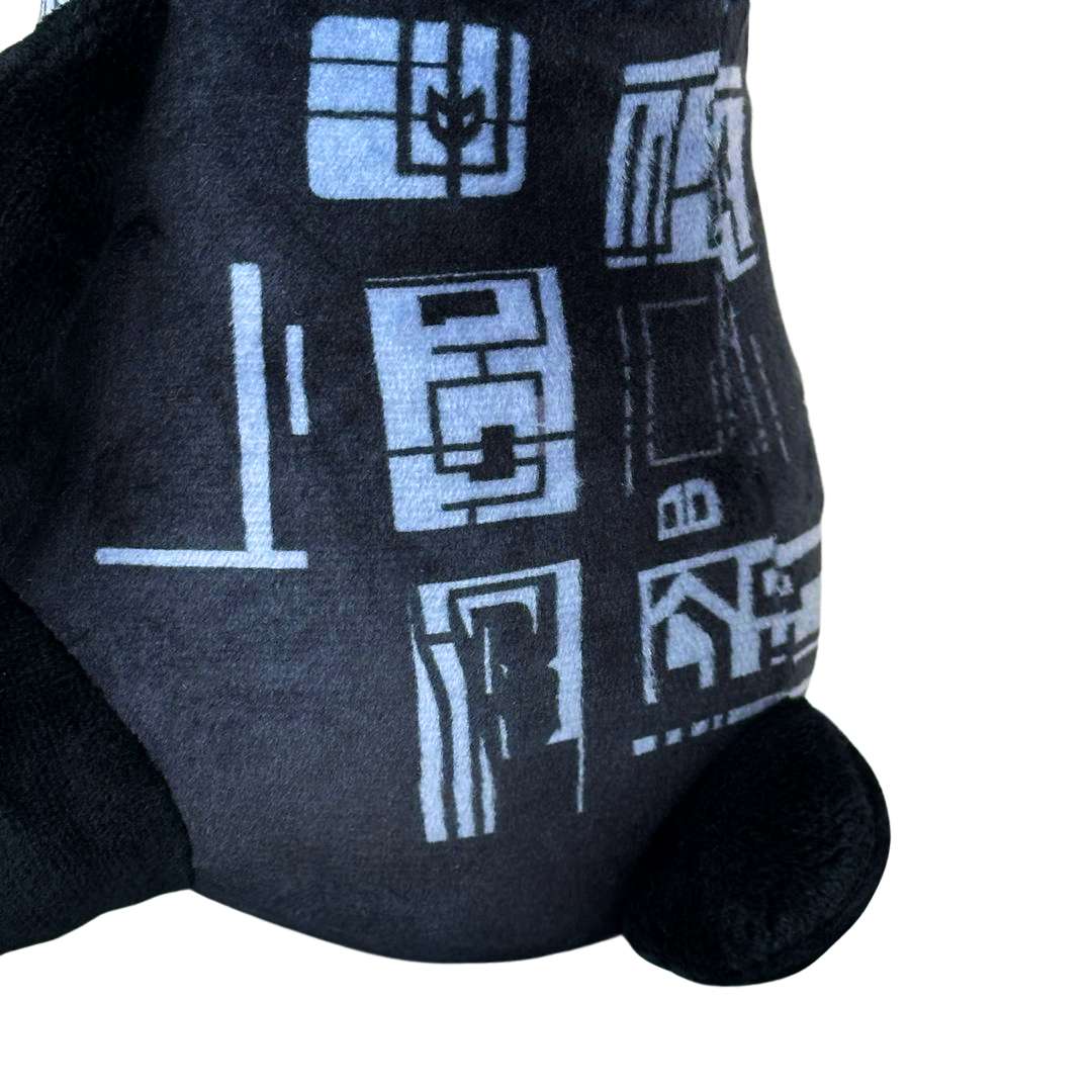 Black Cyber Goth Bunny Plush – PlushThis| Plushies & Stuffed Animals
