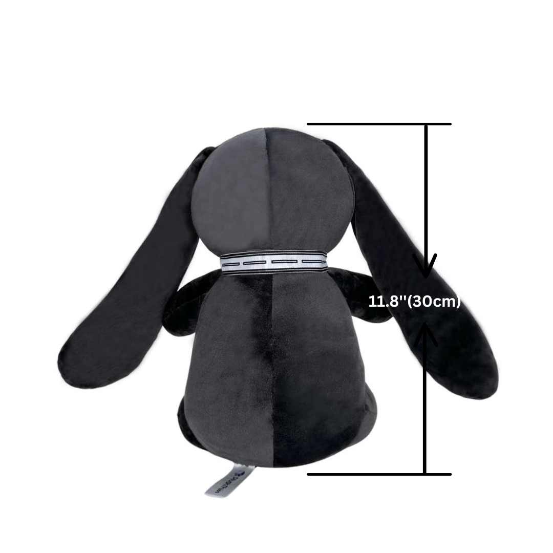Stuffed Black Goth Bunny – PlushThis| Plushies & Stuffed Animals