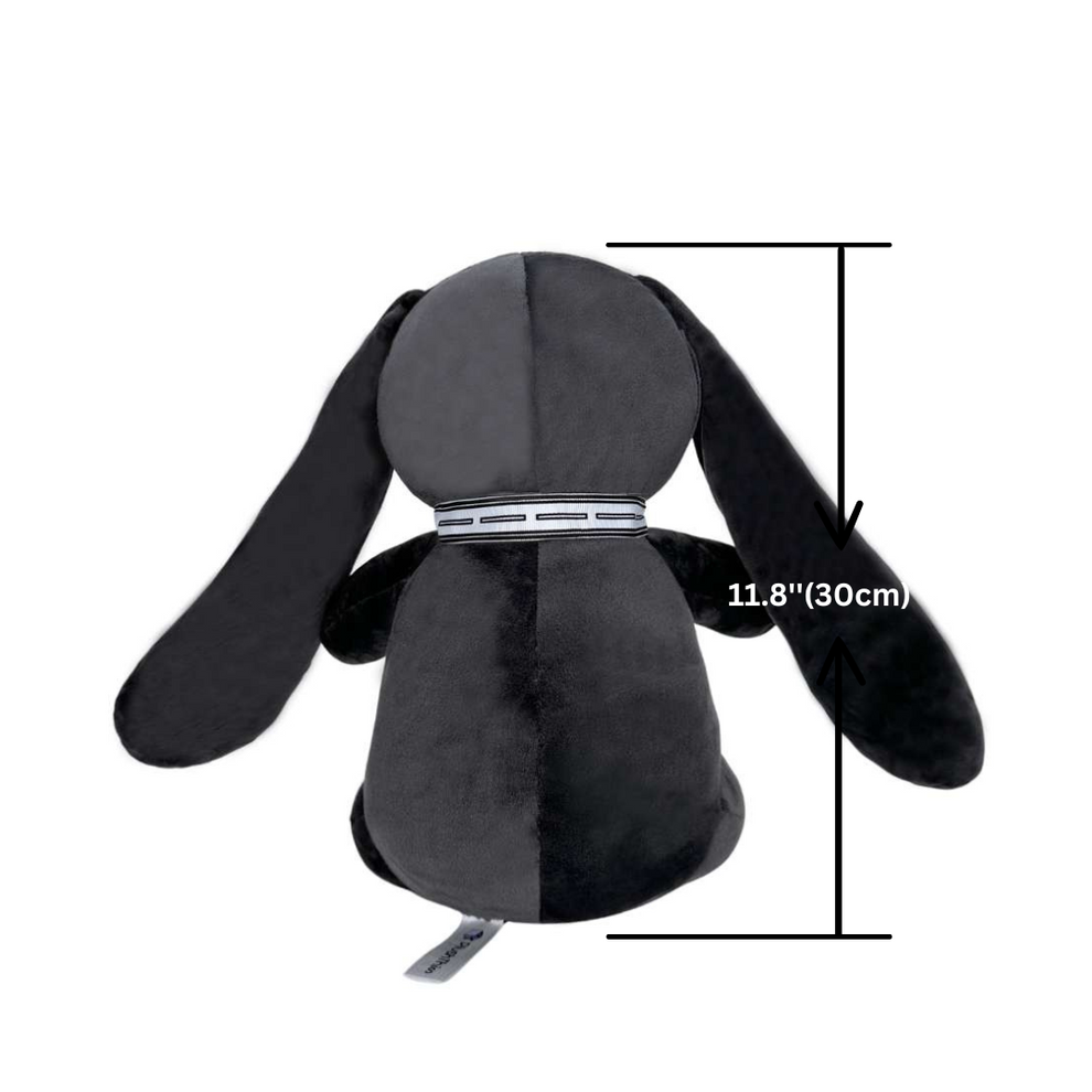 Stuffed Black Goth Bunny – PlushThis| Plushies & Stuffed Animals