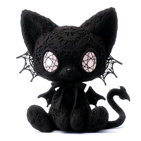 Vampire Goth Black Cat Stuffed Animal - PlushThis| Plushies & Stuffed ...