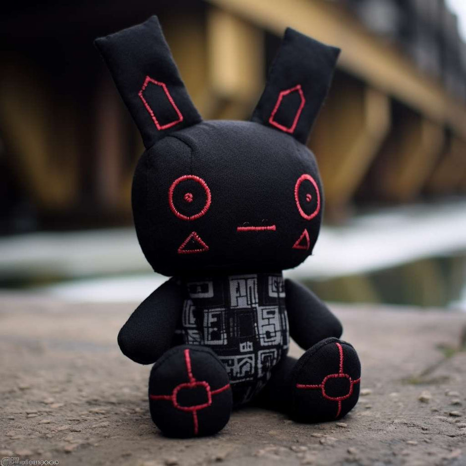 Goth Bunny – PlushThis| Plushies & Stuffed Animals