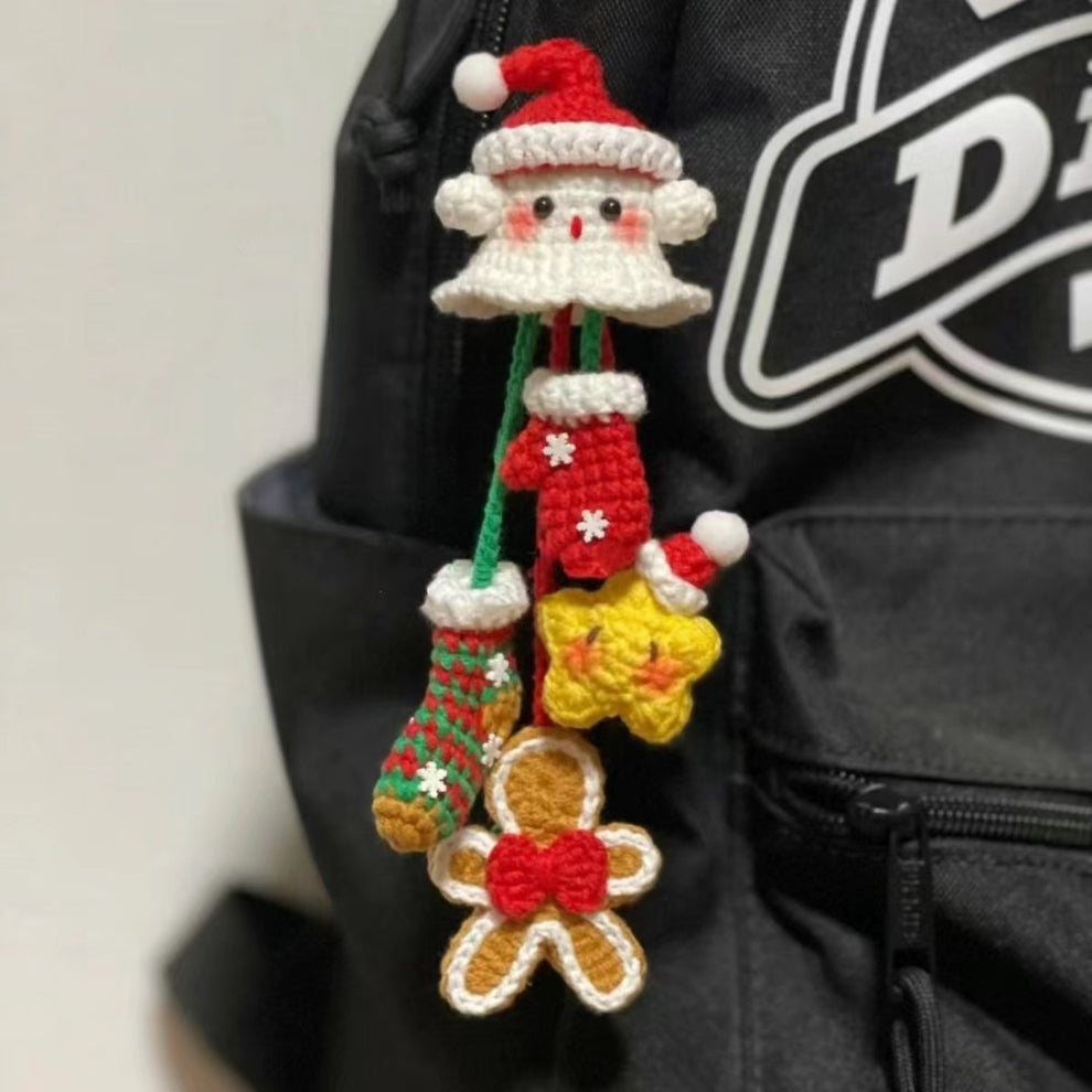 Christmas Ghost Keychain Crochet DIY Kit – PlushThis| Plushies ...