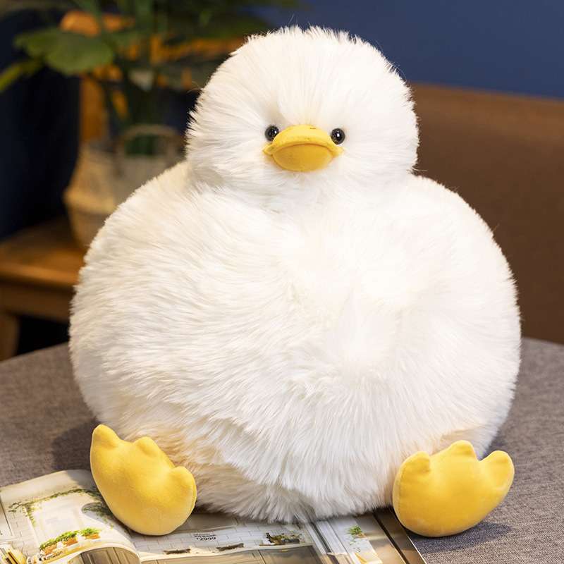 Cute Fluffy Duck Plush - PlushThis| Plushies & Stuffed Animals