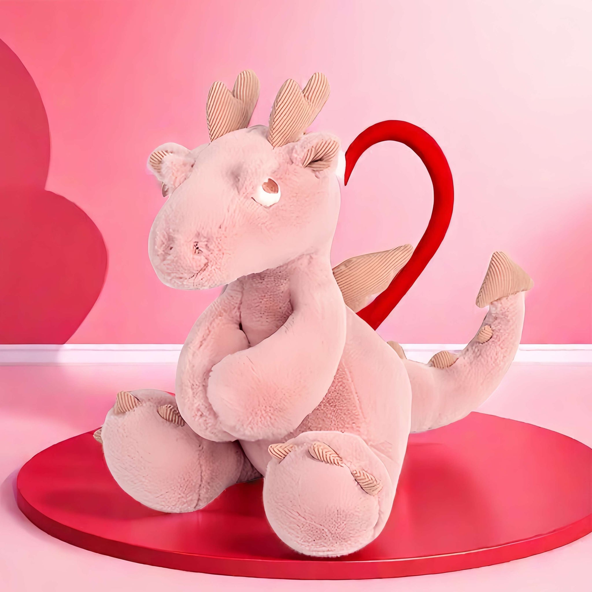 Cute Pink Dragon Plush - PlushThis| Plushies & Stuffed Animals