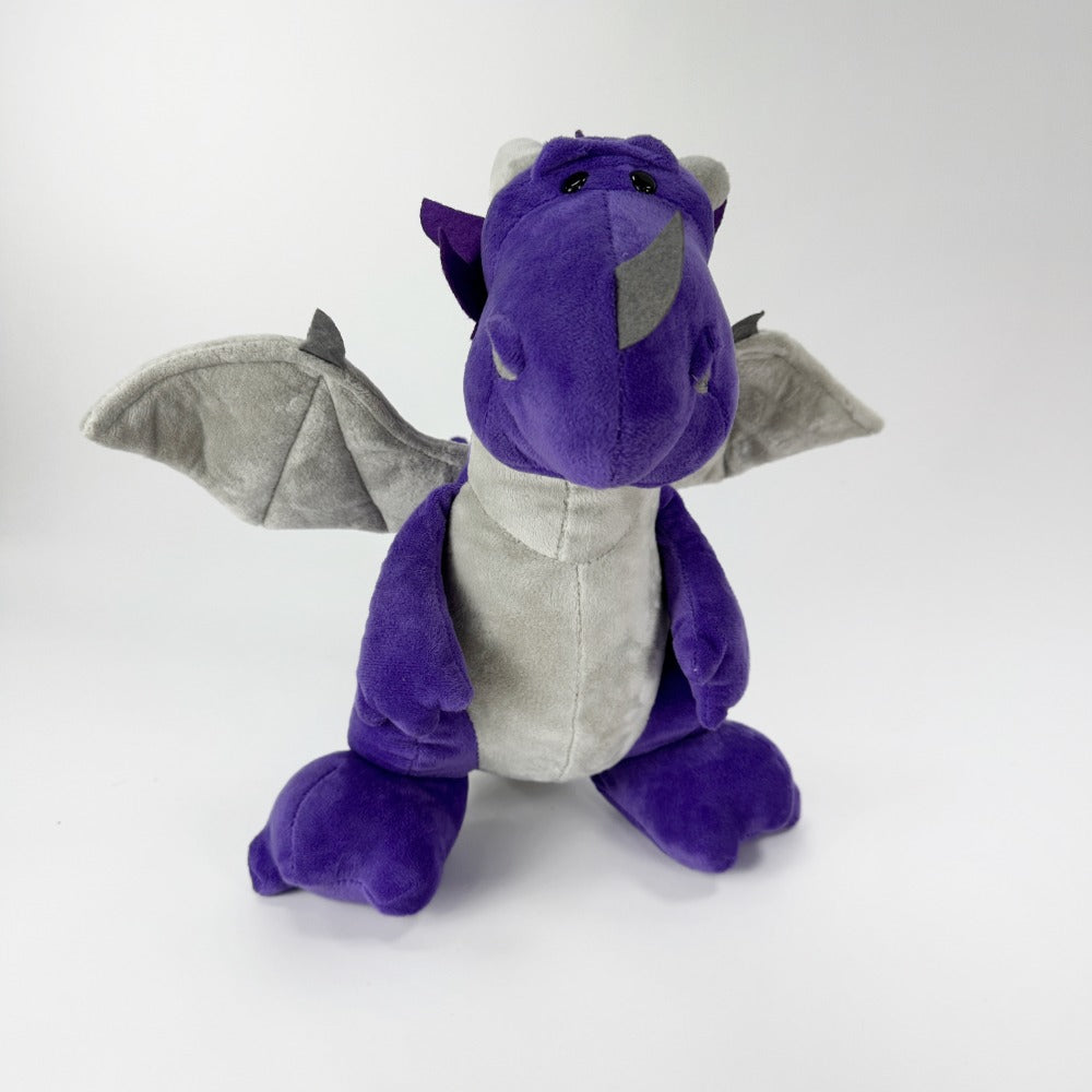Cute purple dragon stuffed animal