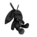 Goth Faceless Black Bunny Plush