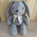 Gothic Emo Rabbit Stuffed Animal