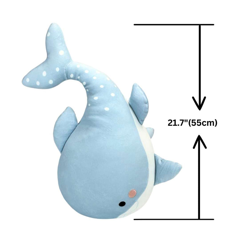 Large Cute Blue Whale Shark Stuffed Animal – PlushThis| Plushies ...