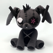 Cool Punk Gray Bunny Stuffed Animal – PlushThis| Plushies & Stuffed Animals
