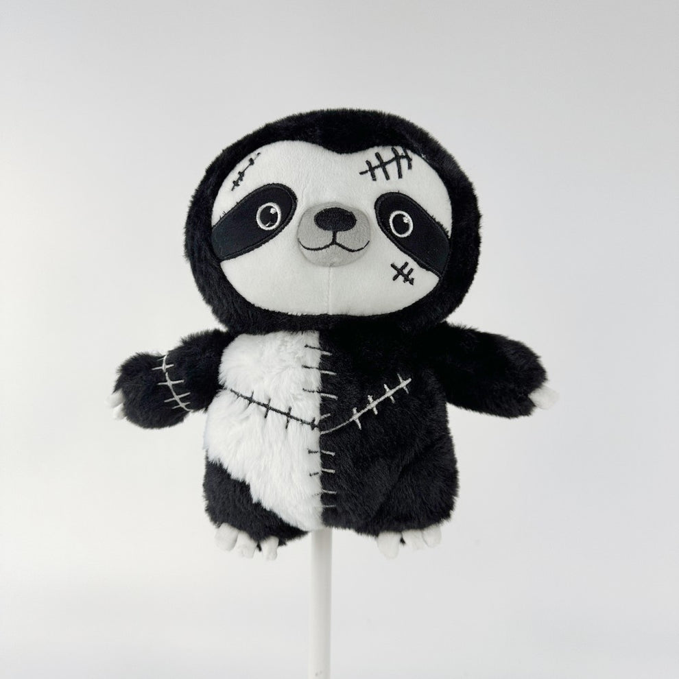 Goth Stiching Sloth Stuffed Animal – PlushThis| Plushies & Stuffed Animals