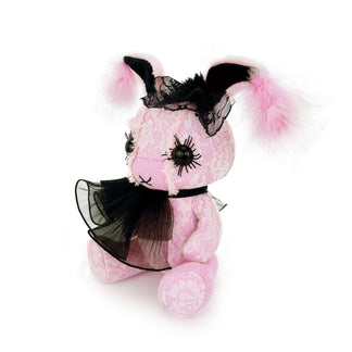 Pink Emo Bunny Stuffed Animal