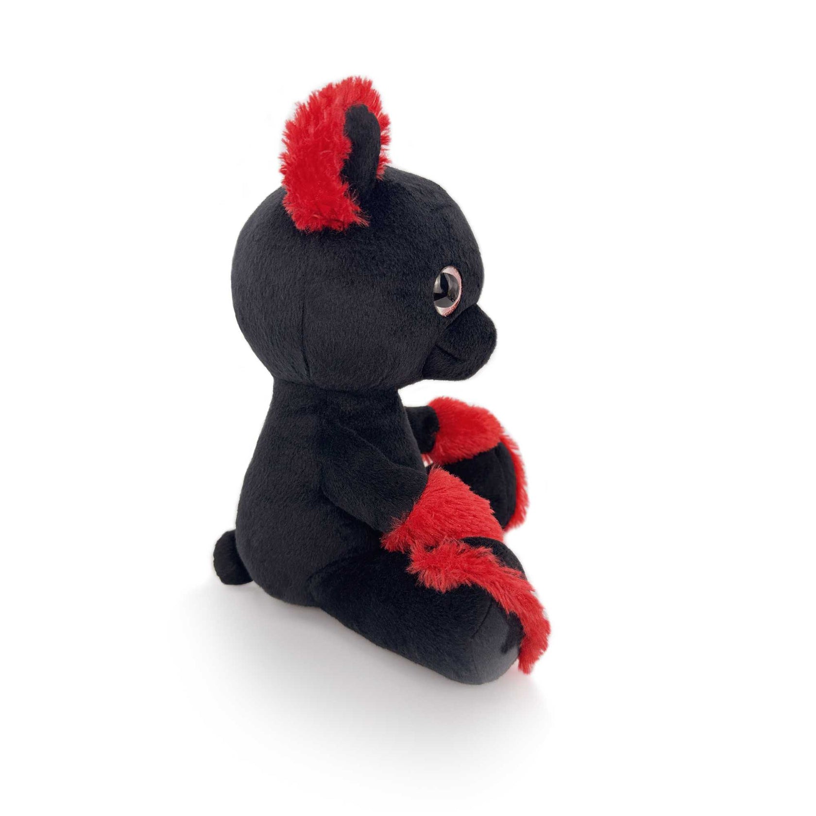 Red and Black Goth Teddy Bear