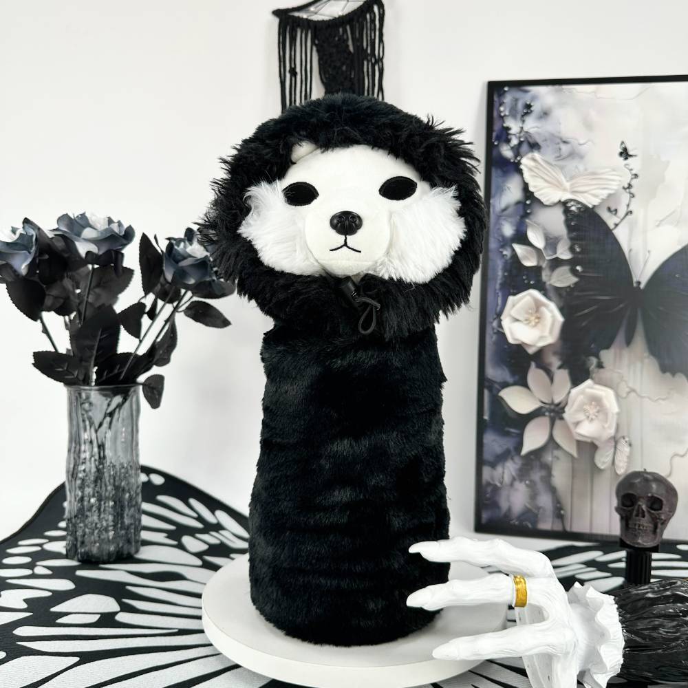 Thunderwolf Plushie Goth Black Rotating Head Wolf – PlushThis| Plushies ...