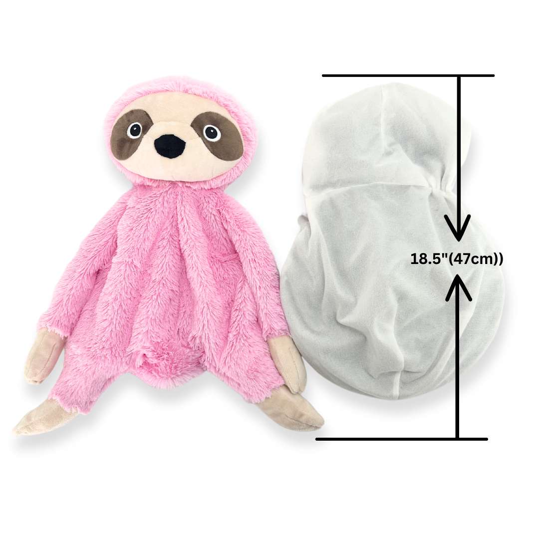 Cute Weighted Pink Sloth - PlushThis