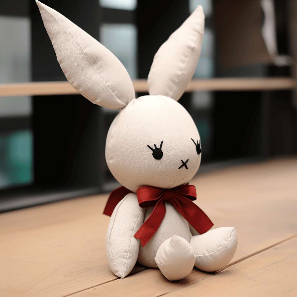 White Rabbit Stuffed Animal